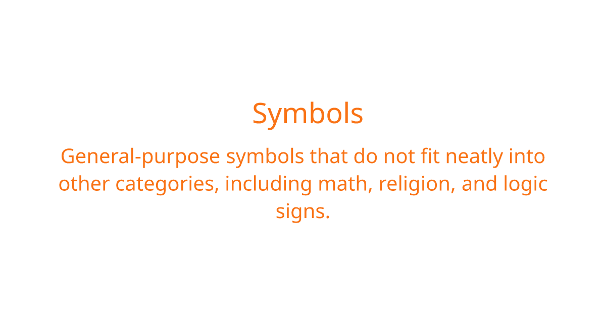 Communication Symbols | Glyph Catalog