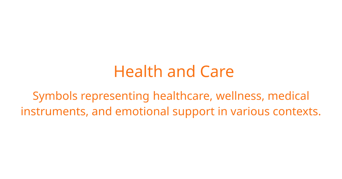 Personal Care Symbols | Glyph Catalog